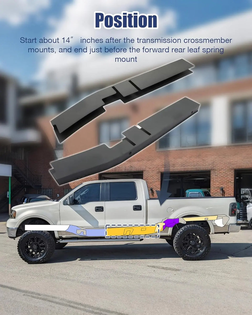 Mid Frame Rust Repair Kit Fit for 2004-2008 Ford F150 Crew Cab Short ...