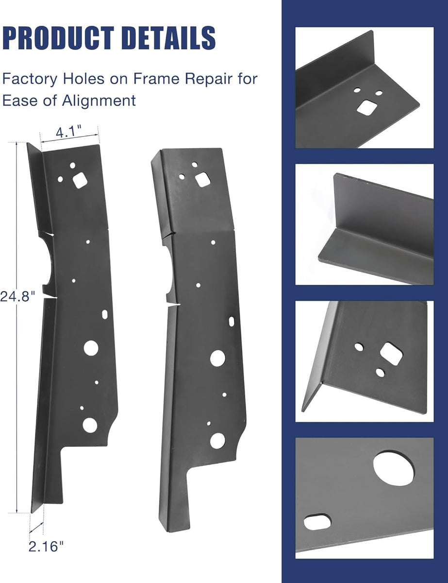 Oriclambo Over Axle Frame Repair Kit for 2004-2008 Ford F-150 Crew Cab ...